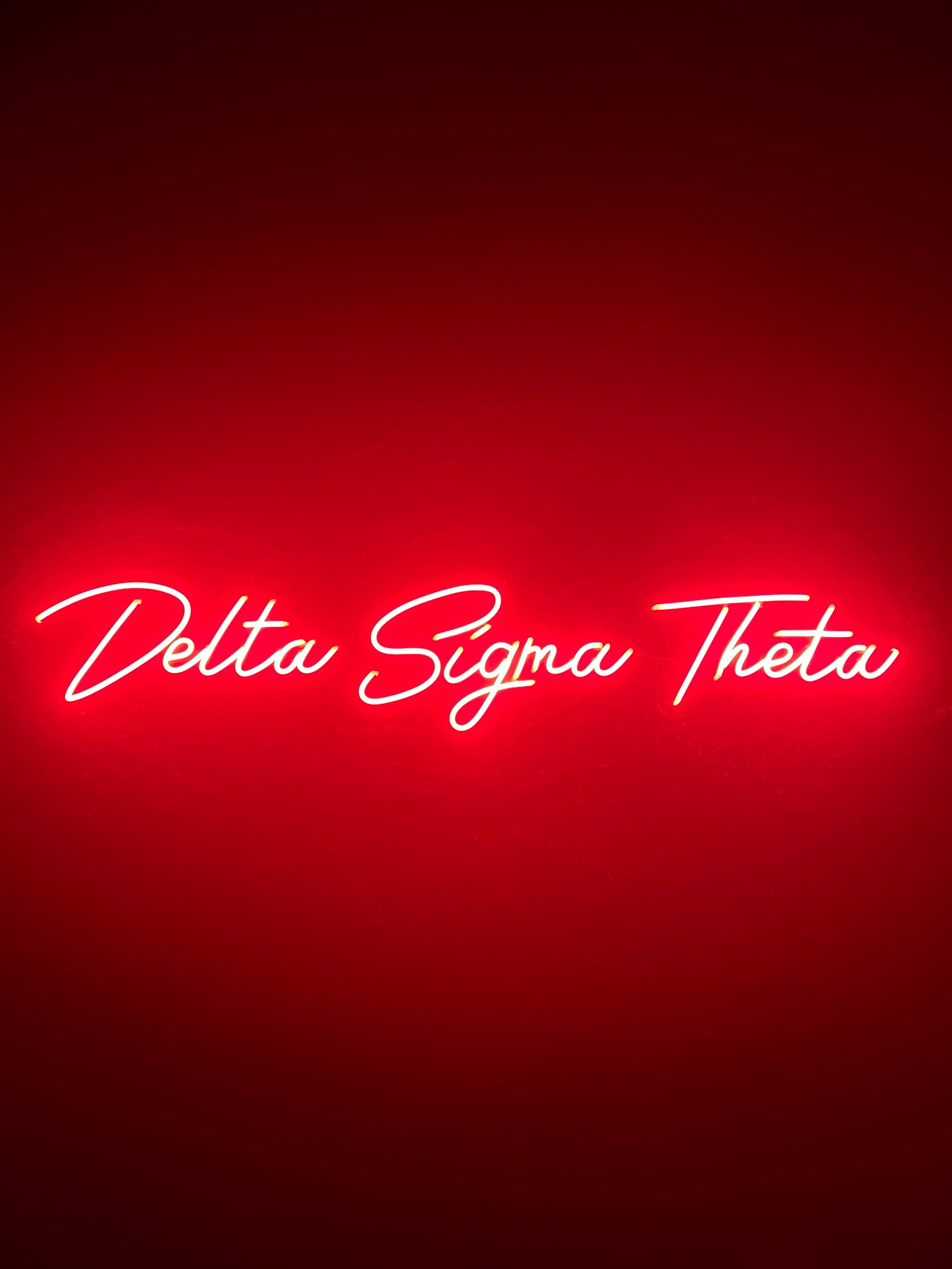 Delta Sigma Theta “Bayview” Neon Sign – Versatile S & R